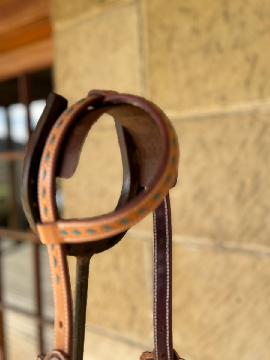 One Ear Bridle #5 – Tania Burbury Leatherwork